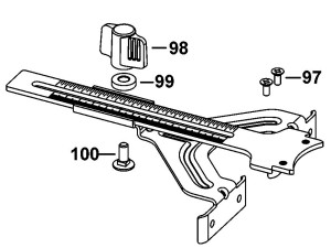 Dewalt DW707/DW701/DW711 Anslag