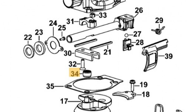 Nåleleje til Dewalt bajonetsav